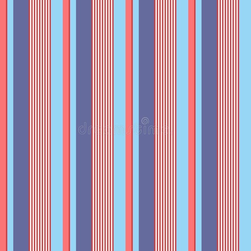 Retro Usa Color Style Seamless Stripes Pattern. Abstract Vector Stock ...