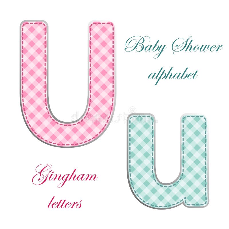 Fabric Retro Letters in Shabby Chic Style Stock Vector - Illustration ...