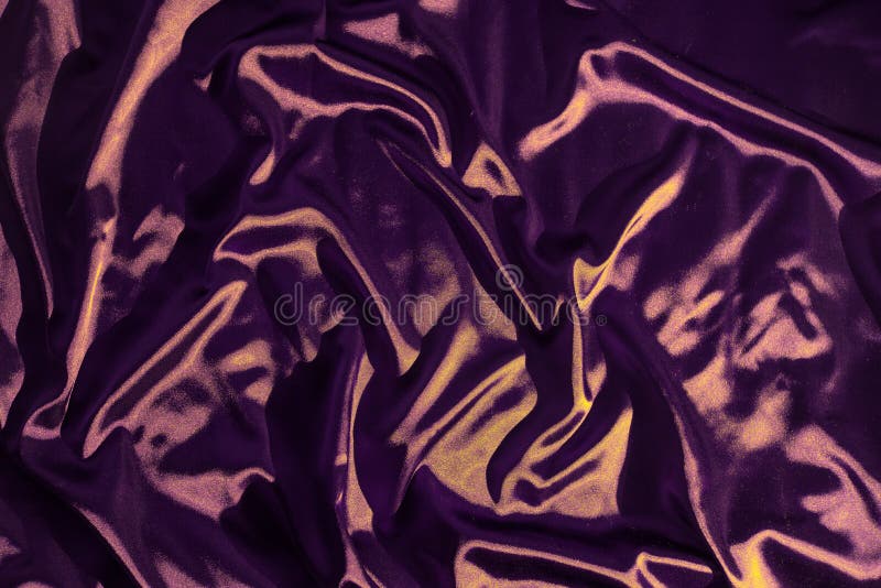 Fabric Rich Satin Silk Background. Dark Light. Purple Stock Image ...