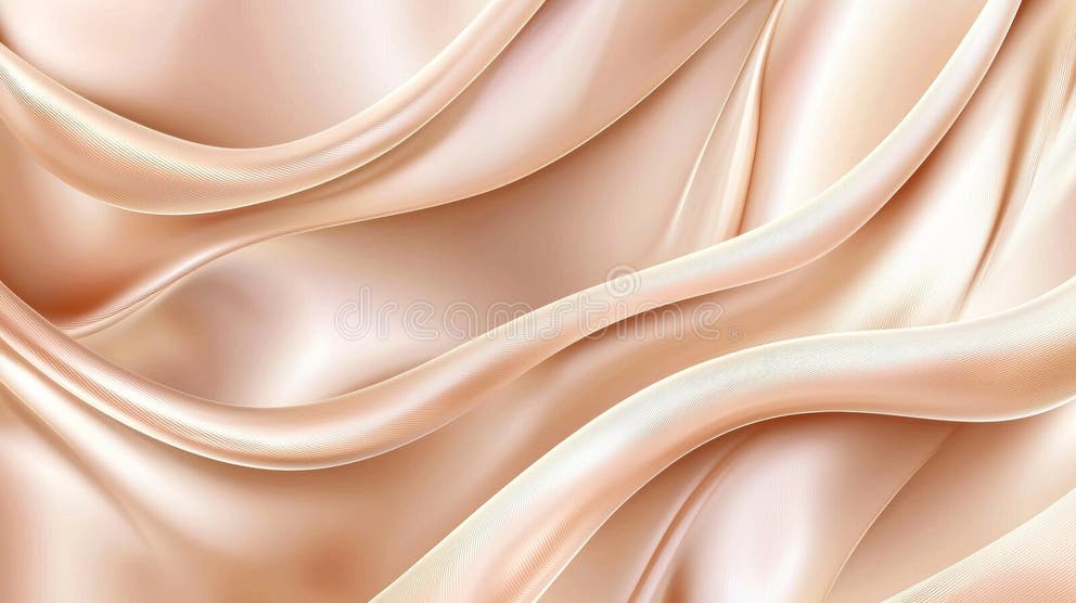 Fabric with Ripple and Wave Patterns in Light Tan Stock Photo - Image ...
