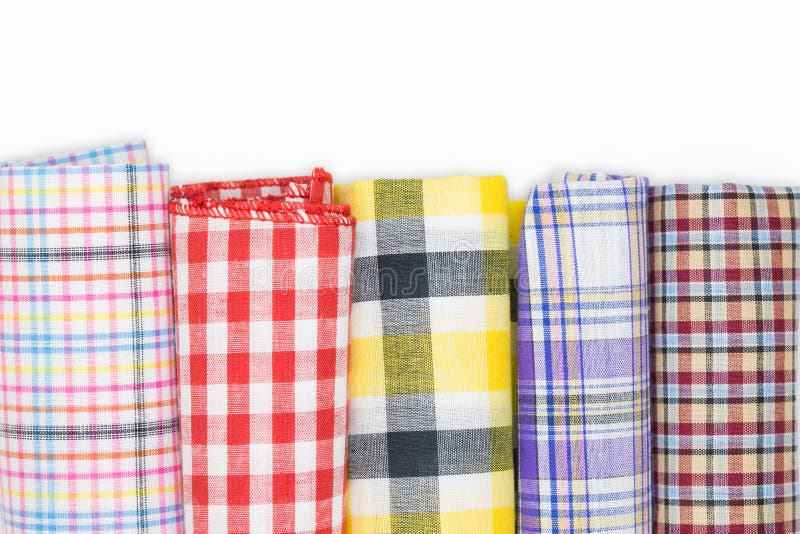 Fabric roll stock photo. Image of rolls, gingham, textile - 73261314