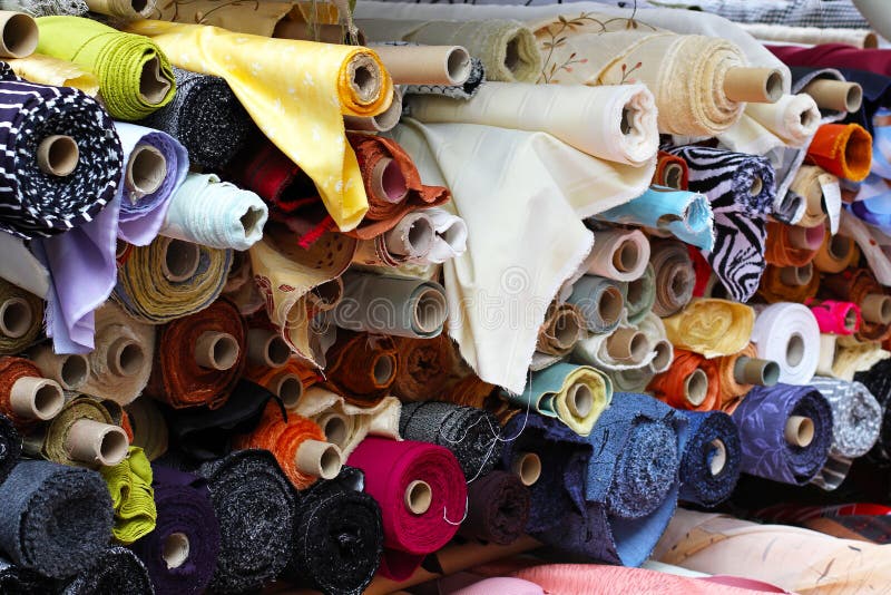 Fabric rolls stock photo. Image of stuff, cloth, woven - 292348