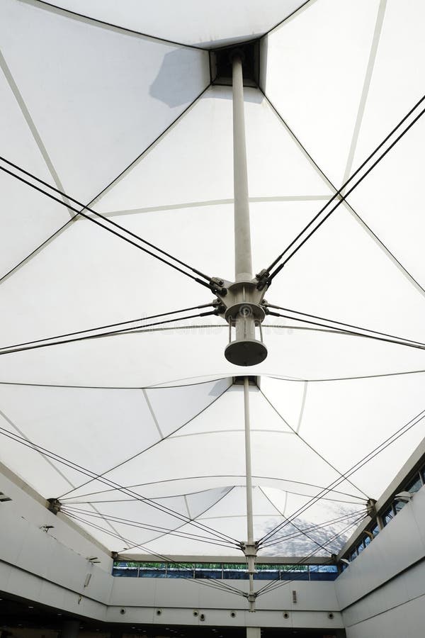 Fabric Roof Structure Detail, Architecture Detail Stock Photo - Image ...