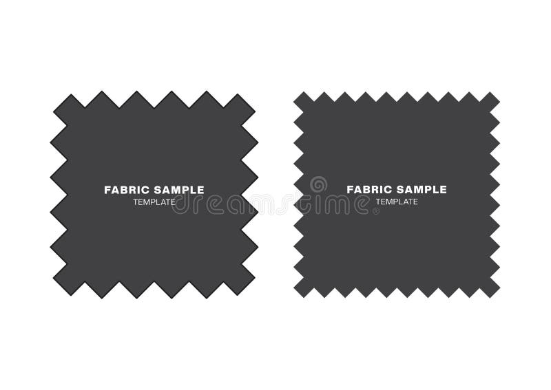 Fabric Sample Icons, Material Presentation Template, Textile Swatch ...