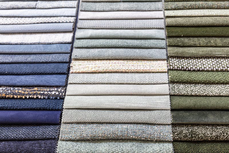 Fabric Sampler. Textile Samples Color Chart. Background Pantone Color ...