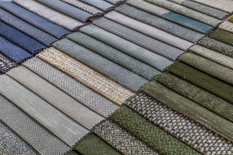 Fabric Sampler. Textile Samples Color Chart. Background Pantone Color ...