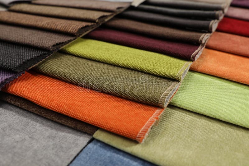 Samples of Different Wool, Collage. Color Palette Stock Image - Image ...