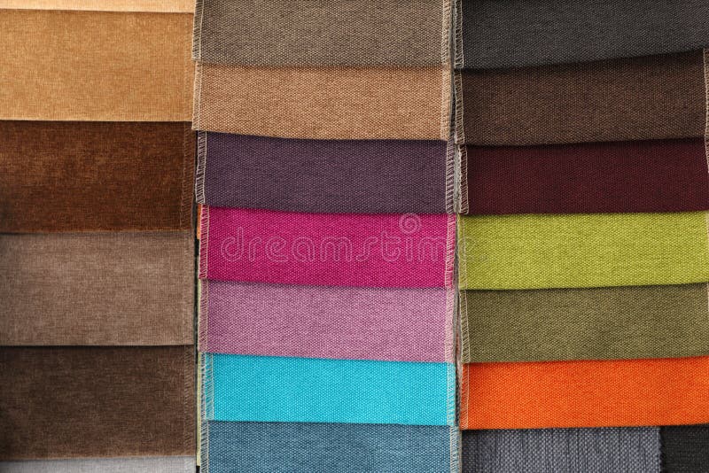 Samples of Different Wool, Collage. Color Palette Stock Image - Image ...