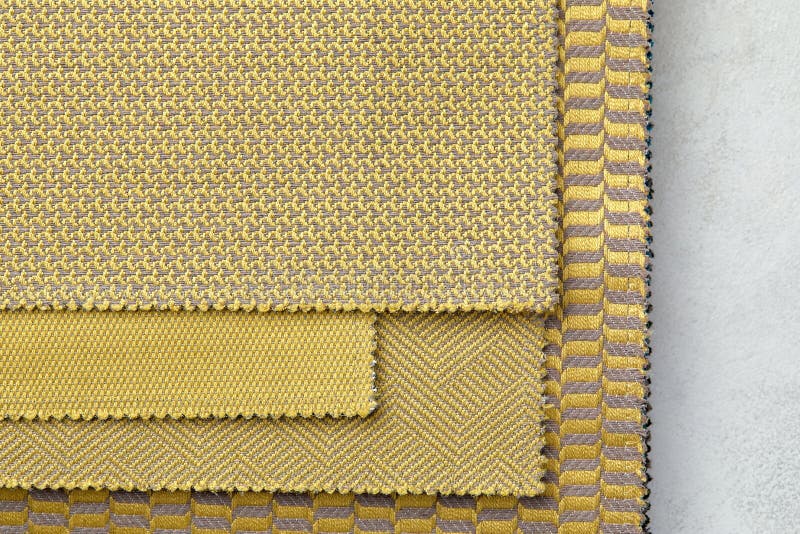 Fabric Samples in Mustard Colors Textured Fabric Texture for Your ...