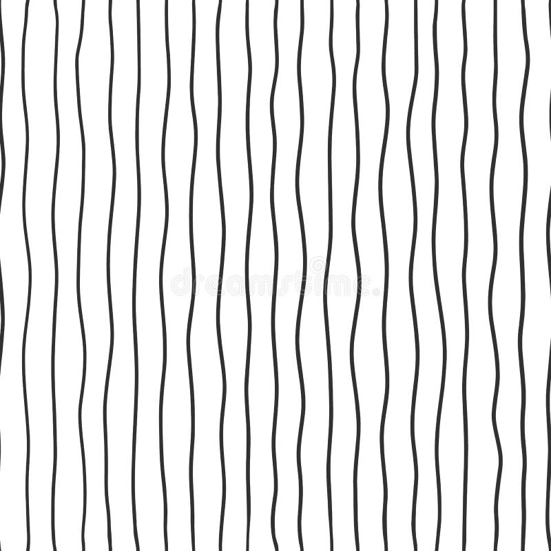 Fabric Seamless Pattern with Textile Line Texture, Black on White ...