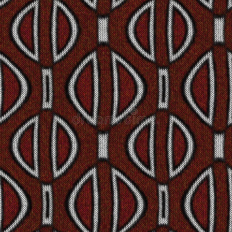 Fabric Seamless Texture, Ethnic Pattern Stock Illustration ...