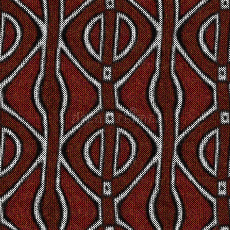 Fabric Seamless Texture, Ethnic Pattern Stock Illustration ...