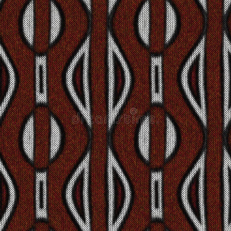 Fabric Seamless Texture, Ethnic Pattern Stock Illustration ...