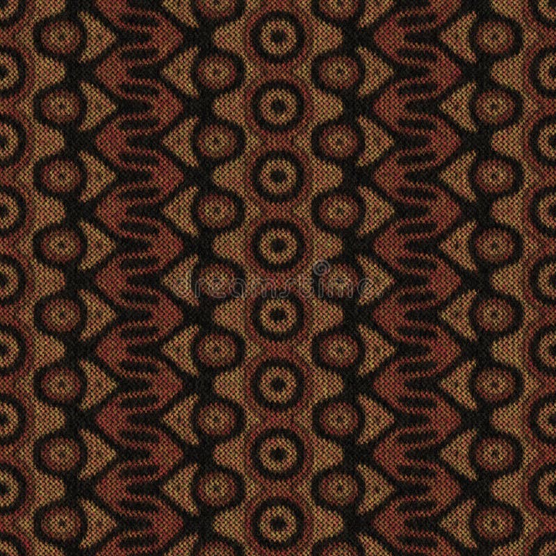 Fabric Seamless Texture, Ethnic Pattern Stock Illustration ...