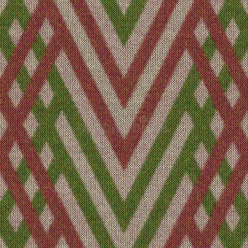 Fabric Seamless Texture, Geometric Pattern Stock Illustration ...