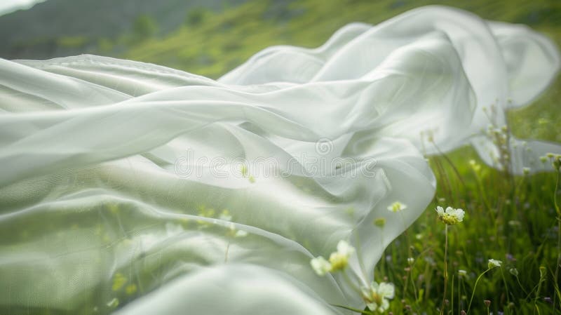 The Fabric Seems To Float through the Air Creating an Otherworldly ...