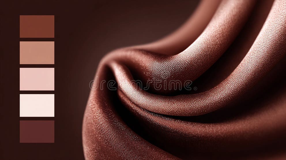 Fabric Shade Samples Trend Color 2025 Stock Illustration - Illustration ...