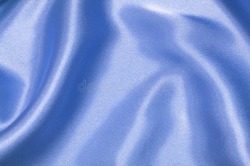 Blue silk stock image. Image of curve, crease, fold, decorative - 4881595