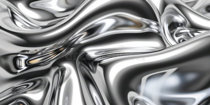 Fabric with Silver Sheen and Wave Design for an Elegant Material ...