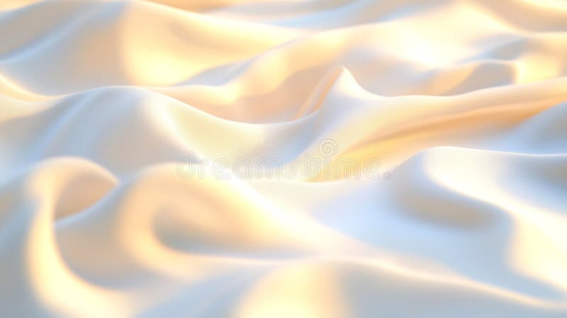 A Fabric in Soft White and Light Blue that Flows Smoothly, Creating a ...