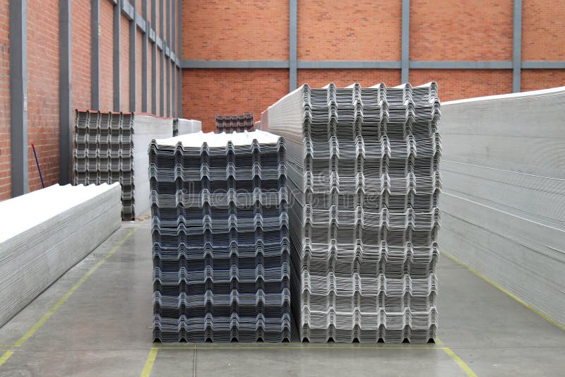 Fabric with Stacks of Tiles. Stock Image - Image of rooftop, fabric ...