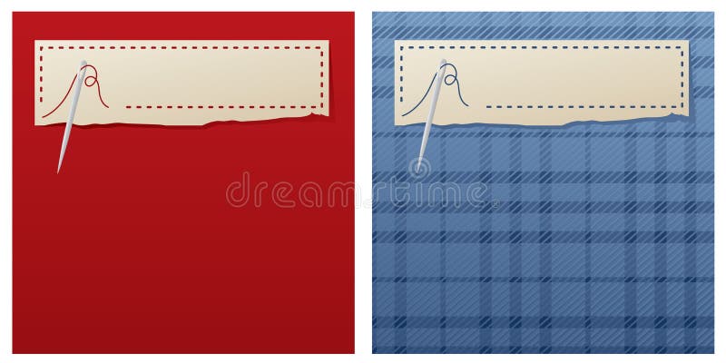 Needle and Thread Borders stock vector. Illustration of design - 47013212