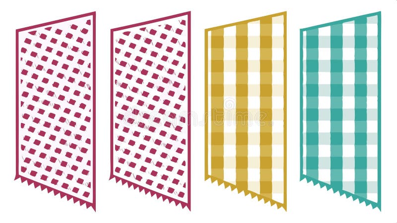 Fabric Swatches, Textile Samples, Pattern Design Vector Design ...