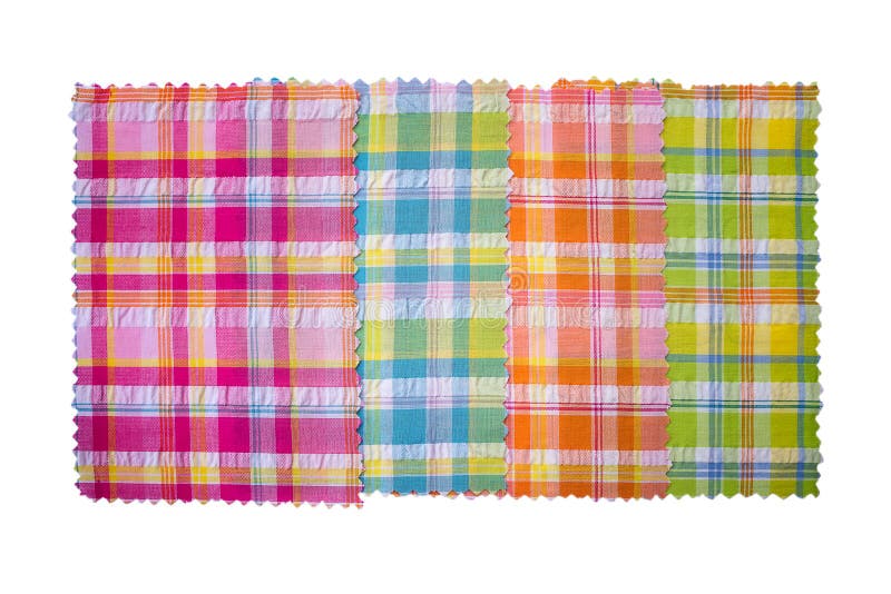 Fabric Swath stock photo. Image of plaid, pink, orange - 88816650