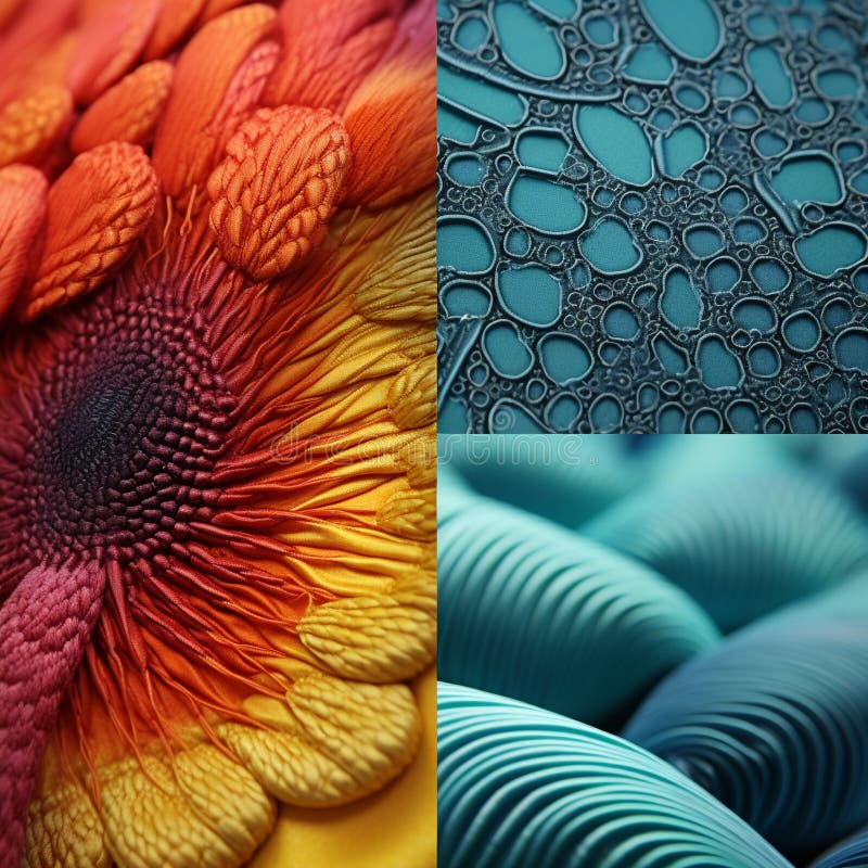Fabric Symphony: a Visual Symphony of Macro Texture Stock Image - Image ...