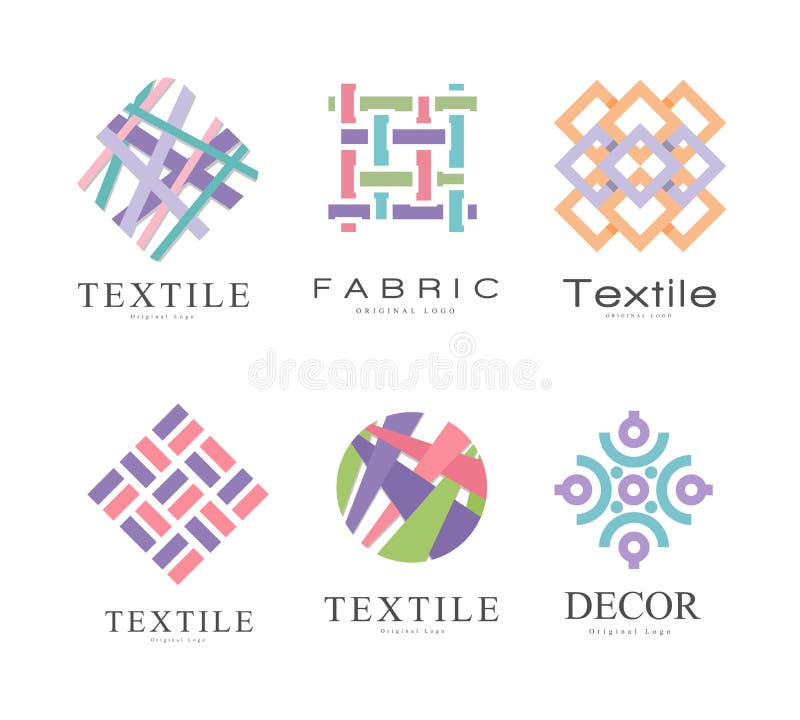 Textile Original Logo, Badge for Yarn Shop, Craft Store, Company ...