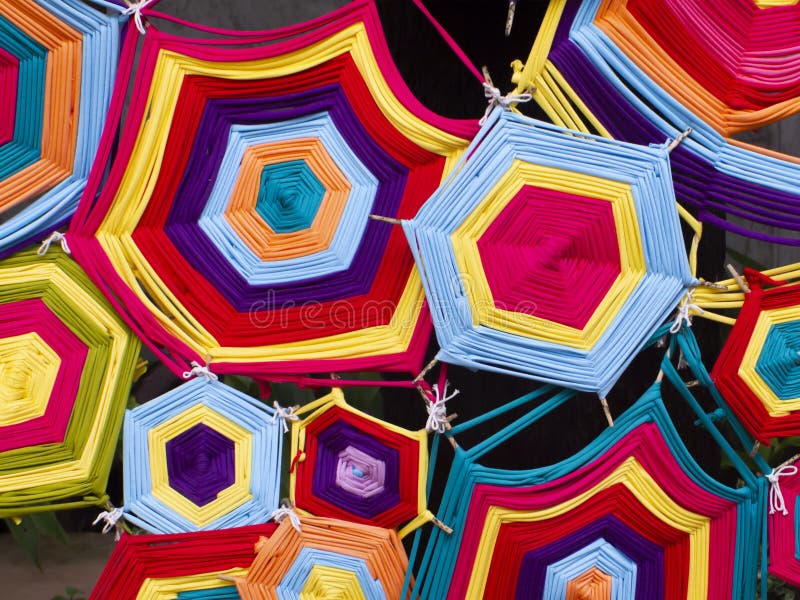 Fabric Textile Handmade Colorful Pattern Texture for Abstract Craft ...