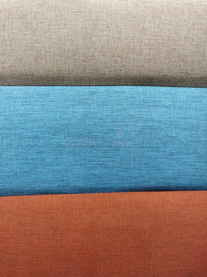 Fabric Texture with an Attractive Combination of Three Colors. Stock ...