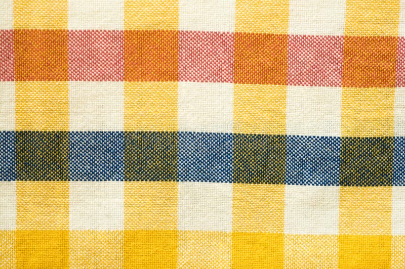 Chequered fabric stock photo. Image of colourful, abstract - 11109110