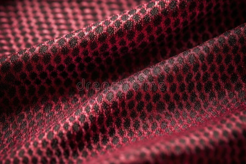 Fabric Texture Close-up, with a Clear and Visible Pattern Stock ...