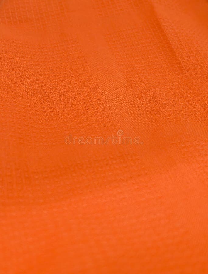 Close Up Background of Orange Textile Texture Stock Photo - Image of ...