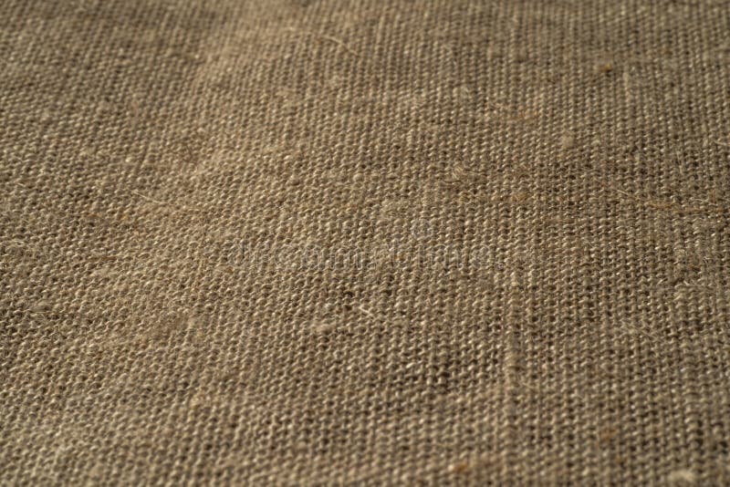 Fabric Texture Close Up, Rough Brown Canvas Background, Macro Shot ...