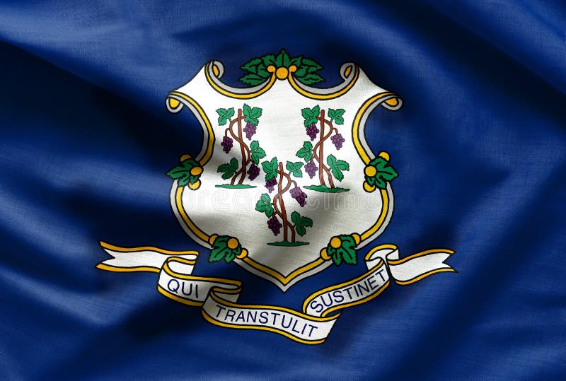 Fabric Texture of the Connecticut Flag - Flags from the USA Stock ...