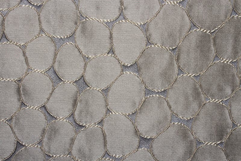 Fabric Texture Embroidered with Round Silk Patterns. Stock Photo ...