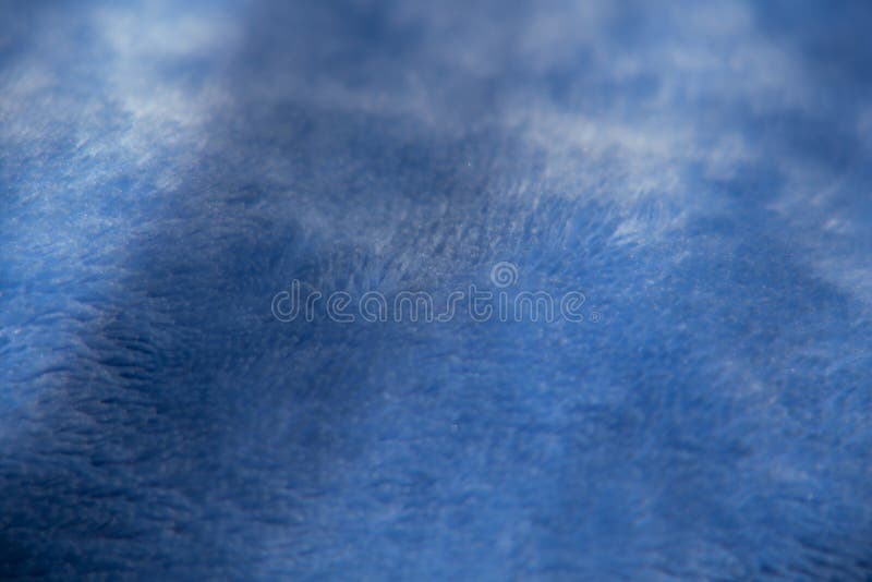 Fabric Texture Fleece Blue with Folds. Soft, Cloth, Fur Stock Photo ...