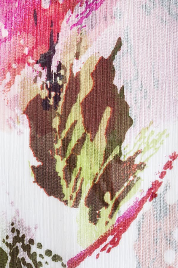 Fabric Texture with Green Leaf Stock Photo - Image of drape, crumpled ...