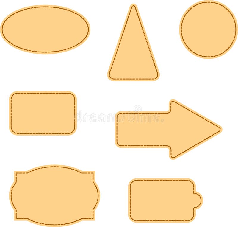 Fabric texture with labels stock vector. Illustration of rectangle ...