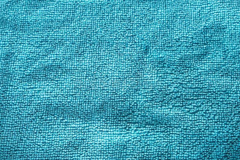 The Fabric Texture is Made of Blue Microfiber. Close-up Stock Photo ...