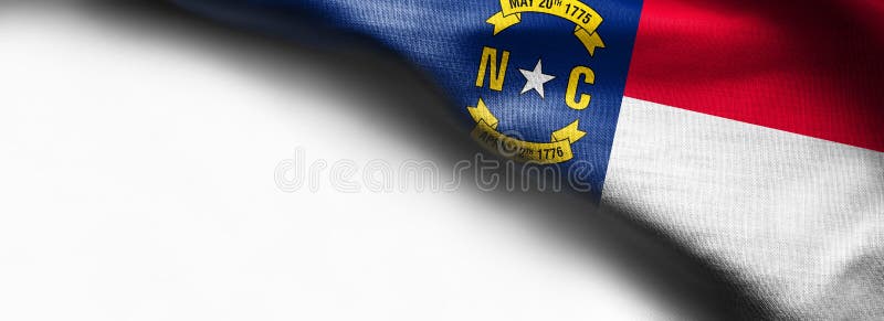 Fabric Texture of the North Carolina Flag - Flags from the USA Stock ...