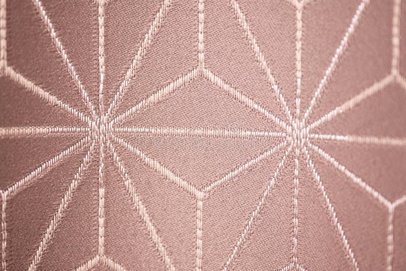 Fabric Texture with Ornament in the Form of a Snowflake or Spider Stock ...