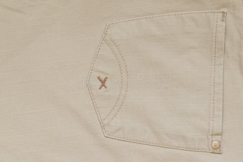 Fabric Texture with Pocket. Stock Image - Image of closeup, denim ...