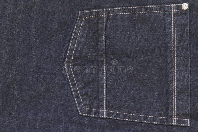 Fabric Texture with Pocket. Stock Image - Image of cloth, back: 207745377