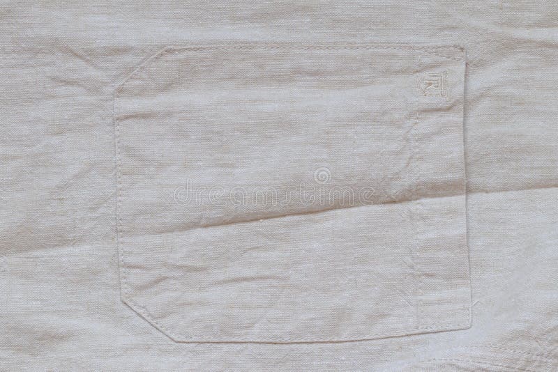 Fabric Texture with Pocket. Stock Photo - Image of plaid, picnic: 207848702