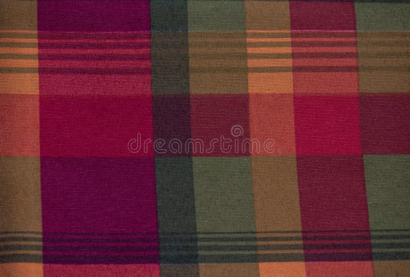 Fabric Texture Scottish Patterned Plaid As a Background Stock Photo ...