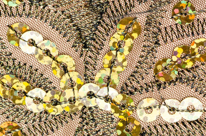 Fabric Texture with Spangles Stock Image - Image of clothes, concept ...