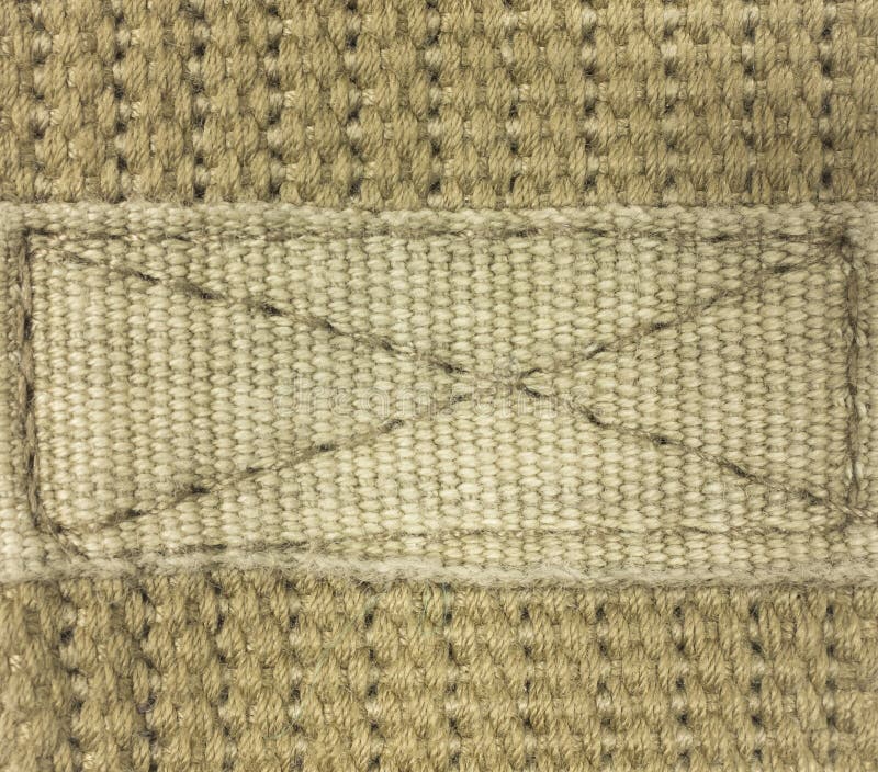 Fabric Texture And Stitch Line For Background. Stock Image - Image of ...